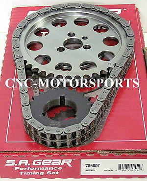Buy SA Gear 78500TG SB Chevy 350 Race Roller Billet Timing Chain Heavy ...