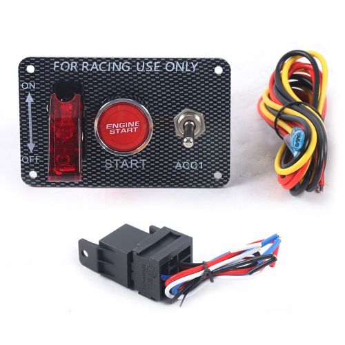 Buy Universal Ignition Engine Start Push Starter Button Panel Toggle ...