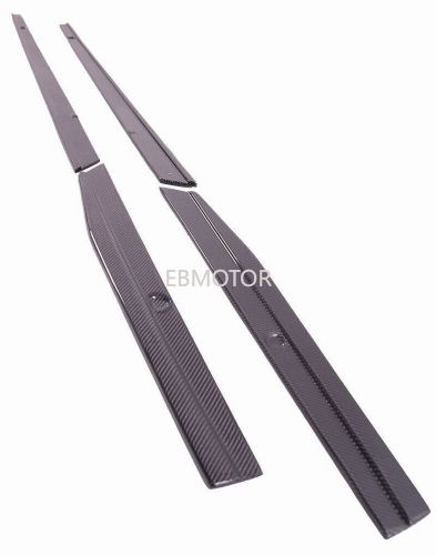 Buy Genuine carbon side skirt extension lip 4Pc for VW MK8 VIII Golf8 ...