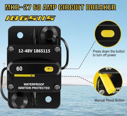 Buy for Minn Kota 12-48V Trolling Motor Plug and Receptacle + 60 AMP ...