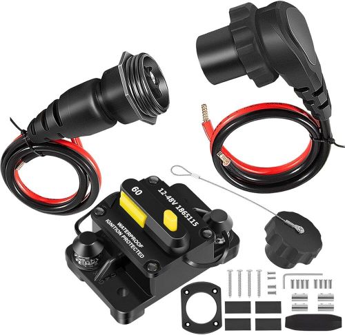 Buy for Minn Kota 12-48V Trolling Motor Plug and Receptacle + 60 AMP ...