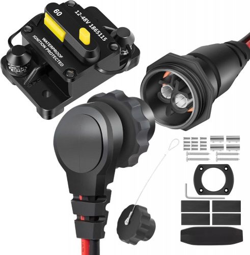 Buy for Minn Kota 12-48V Trolling Motor Plug and Receptacle + 60 AMP ...