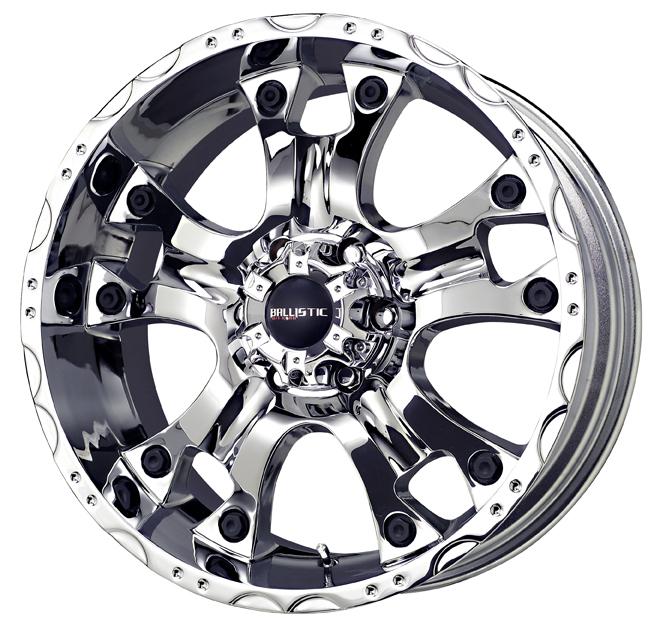 Buy 18"CHROME WHEELS BALLISTIC BLOW OUT PACKAGE in Ontario, California ...