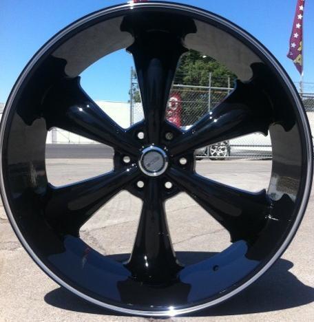 Find 24" INCH WHEELS RIMS BLACK DW19 6X139.7 ESCALADE 2007 2008 2009 ...