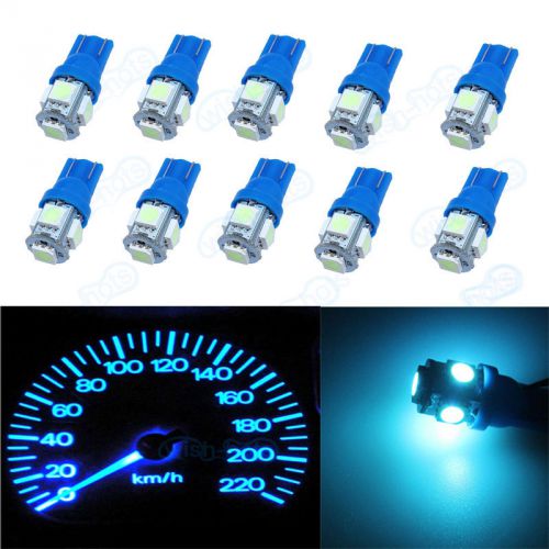 Find Ice Blue Instrument Panel Speedometer T10 194 Wedge 5-SMD 5050 LED ...