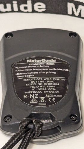 Find MotorGuide Trolling Motor Pinpoint GPS WRLS Fob Remote Replacement ...