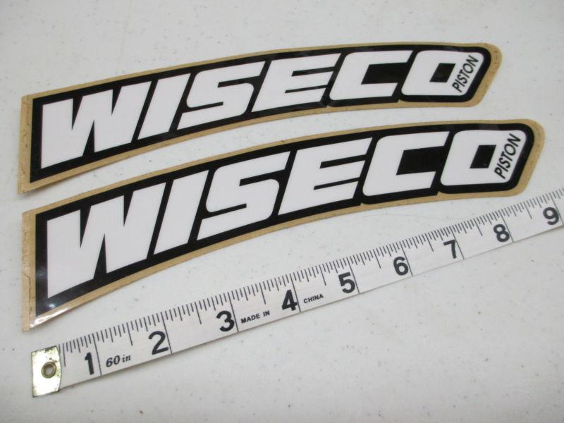 Find (2) WISECO FRONT FENDER Decals Motocross Supercross MX Vintage RM ...