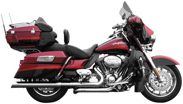 Find Rush Exhaust True Duals Head Pipes Chrome FLHTCutG 85-11 in ...