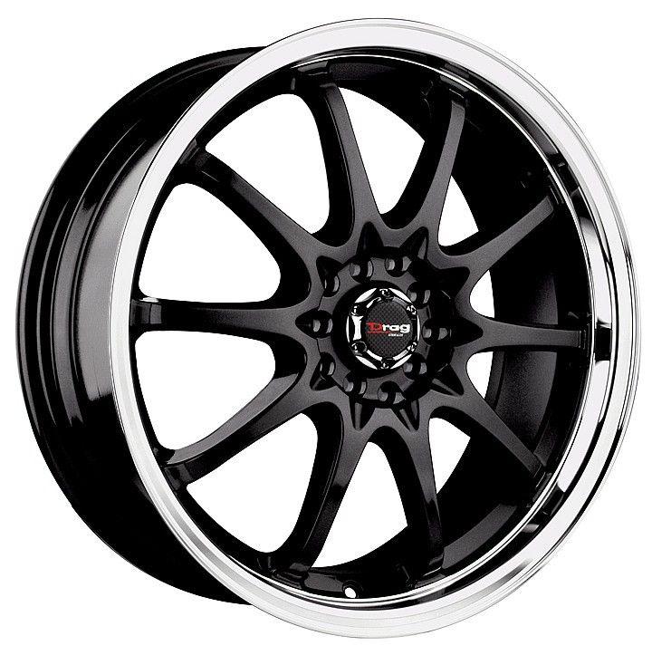 Find 15 DRAG DR9 BLACK WHEEL RIMS ACURA INTEGRA CL TL LEGEND in ...