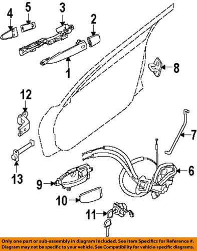 Find NISSAN OEM 805019N00A Door Lock Motor/Door Lock Actuator Motor in ...