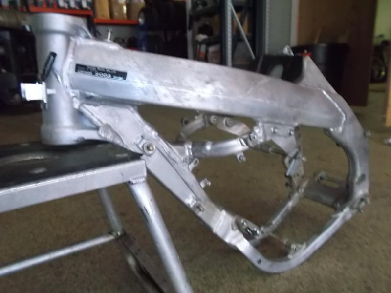 Sell Honda CRF450 CRF450R 2003 03 Stock frame chassis used Exc Cond in ...