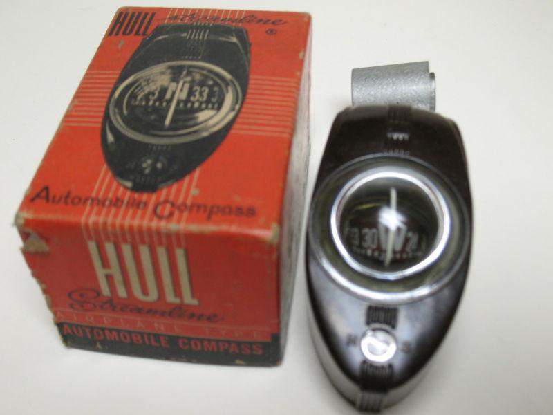 Sell HULL STREAMLINE AUTOMOBILE COMPASS VINTAGE WITH BOX in Flint ...