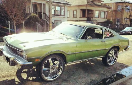 Sell Set of 4 5-lug Universal 24 inch defy rims with 255-30-24 tires in ...