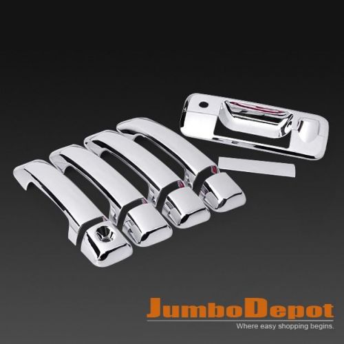 Sell Chrome Side Door + Tailgate Handle Cover For 07 08 09 10 11 12 13 TOYOTA TUNDRA in Great ...