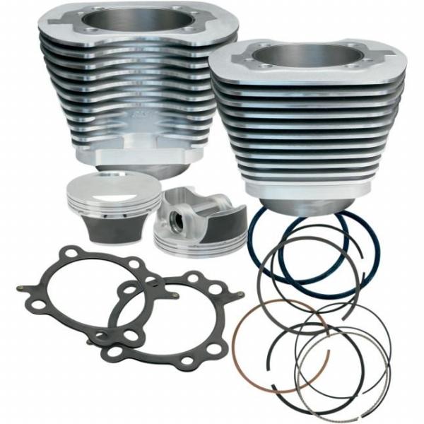 Sell S&S Cycle 95 Big Bore Kit Silver Powder-Coated 910-0200 in ...