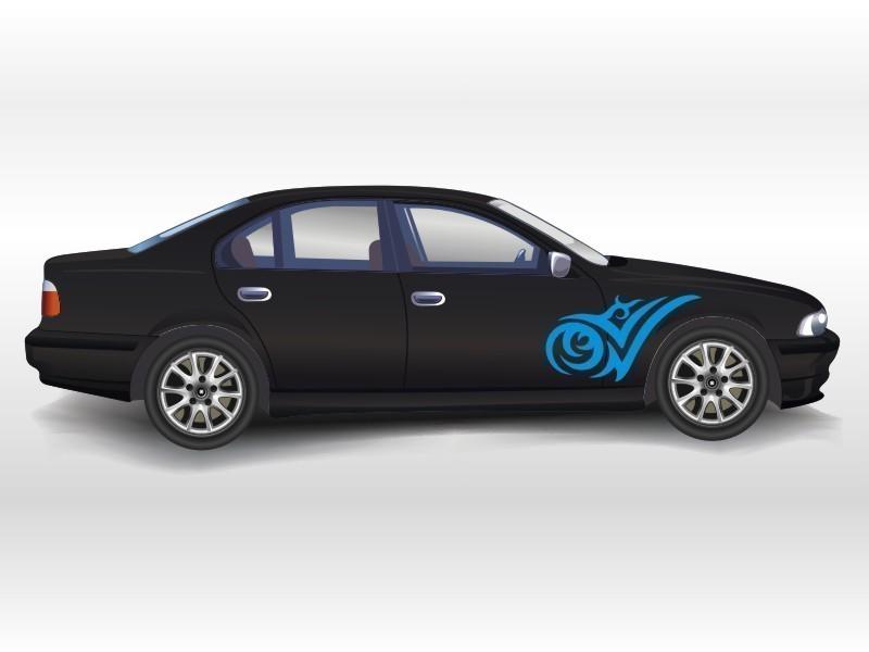 Sell N3007 "Racing" Removable Car Art Sticker,Vinyl Graphics Decal ...