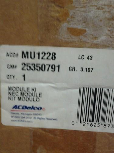 Sell ACDelco MU1228 Fuel Pump gm pn# 25350791 05 - 08 gmc sierra ...