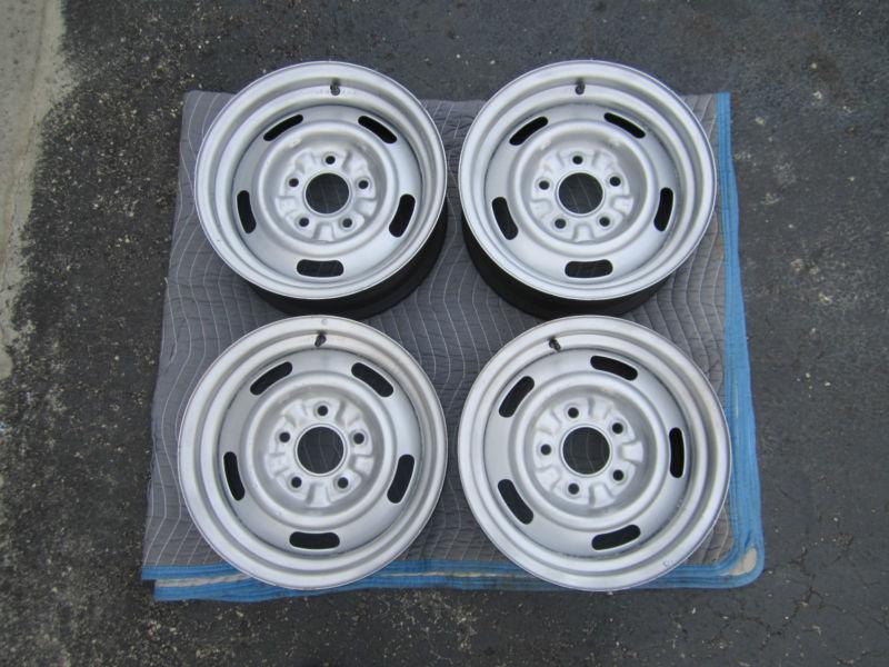 Purchase '68-69 CHEVY NOVA CAMARO CHEVELLE RALLY WHEELS 14X6 RALLEY ...