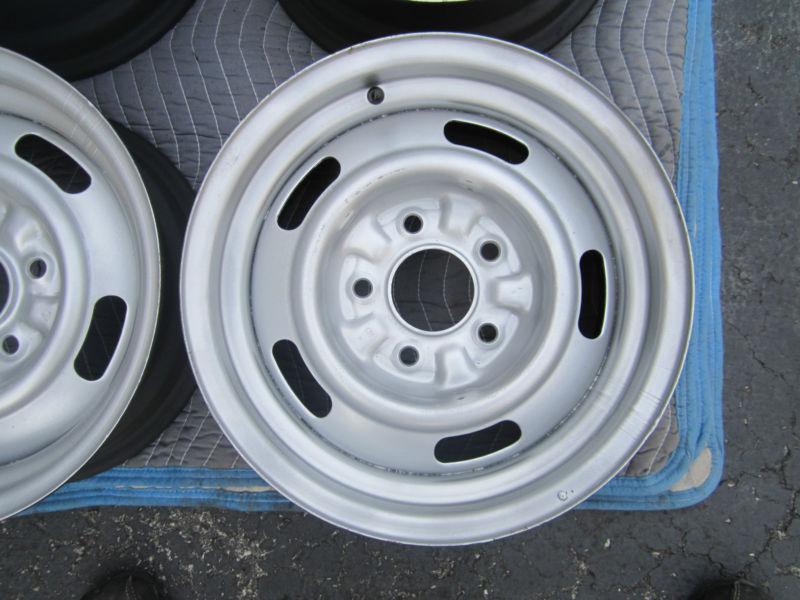 Purchase '68-69 CHEVY NOVA CAMARO CHEVELLE RALLY WHEELS 14X6 RALLEY ...