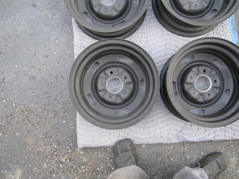 Purchase '68-69 CHEVY NOVA CAMARO CHEVELLE RALLY WHEELS 14X6 RALLEY ...
