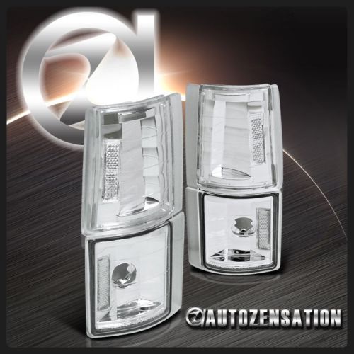 Purchase GMC 94-98 C/K C10 Sierra Pickup Chrome Clear Corner Turn ...