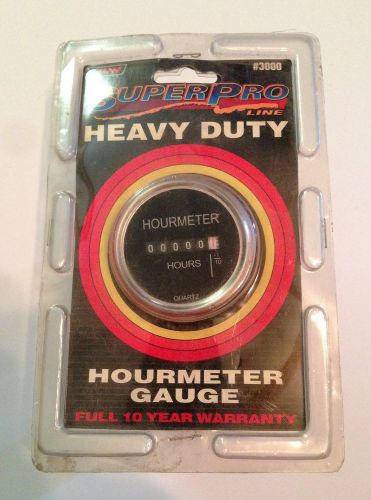 Purchase Super Pro Heavy Duty Hourmeter Gauge 2" 3000 Make Waves ...