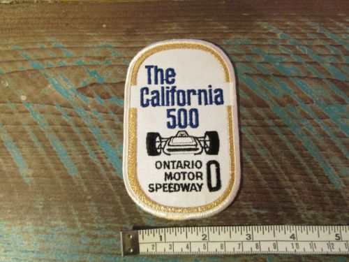 Purchase VINTAGE ONTARIO MOTOR SPEEDWAY RACING PATCH CALIFORNIA 500 ...
