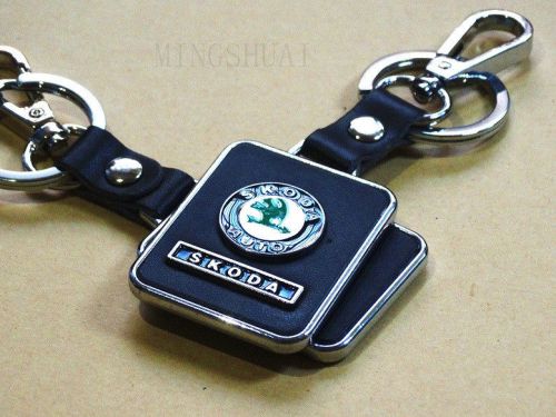 Purchase CAR Key chain Leather Metal 3D Logo Keyring Key Chain Pendant ...