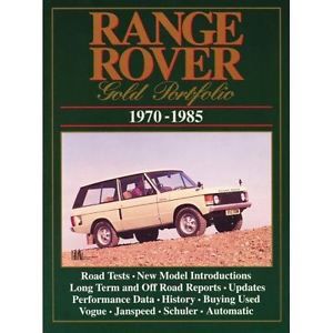 Purchase Range Rover Gold Portfolio 1970-1985 V8 4-door Schuler ...