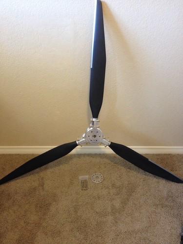 Purchase Warp drive 66 Inch 3 Blade Propeller With Rotax Hub Tapered ...