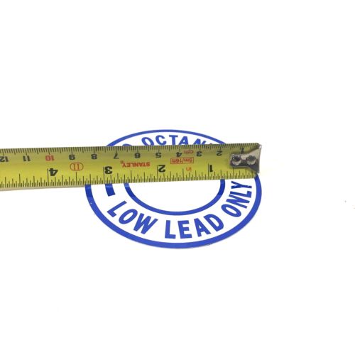 Purchase Aviation Aircraft NOS Placard - 100 Octane Low Lead Fuel Only ...