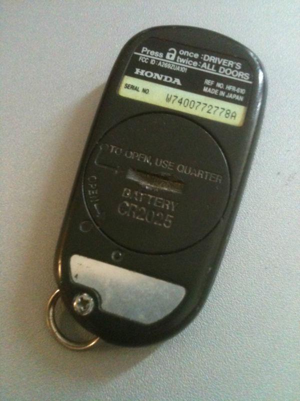 Purchase 96 - 98 HONDA CIVIC KEYLESS ENTRY REMOTE A269ZUA101 in ...