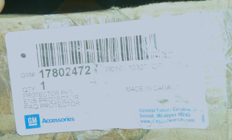 Purchase 07-13 Silverado Bed Rail Protectors 8 Foot Box Black Molded GM ...