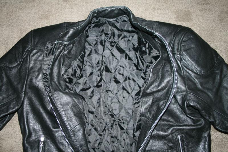 Purchase Men's Mammoth Choppers Motorcycle Leather Jacket EUC LK NW XL ...