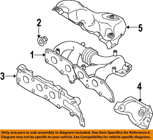 Purchase MAZDA OEM L3K913460 Exhaust Manifold Gasket/Exhaust Manifold ...