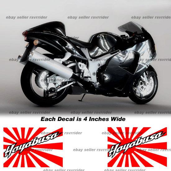 Purchase Hayabusa busa rising sun decal for suzuki gsx1300 in Kingston ...