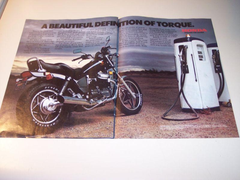 Buy 1983 CX650 CUSTOM VINTAGE ORGINAL MOTORCYCLE MAGAZINE AD in Harrisburg, South Dakota, US ...