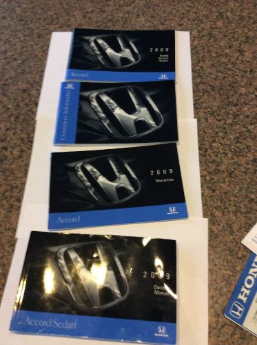 Buy Complete Owners Manual Window Sticker for 2009 Honda Accord in ...