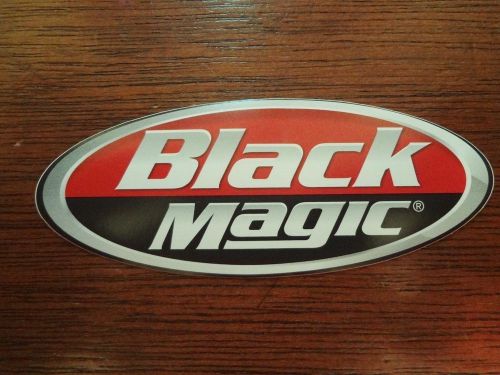 Buy Black Magic Racing Decal Sticker 4 x 1.5 Inch Red Black White ...