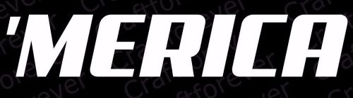 Buy 'MERICA Sticker USA patriotic Proud Army Marines gun vinyl window ...