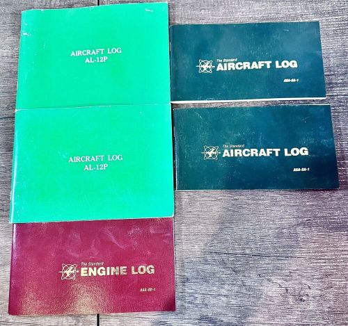 Buy AIRCRAFT ENGINE LOGBOOK Lot Of 5. NOS!! in NM, United States, for ...
