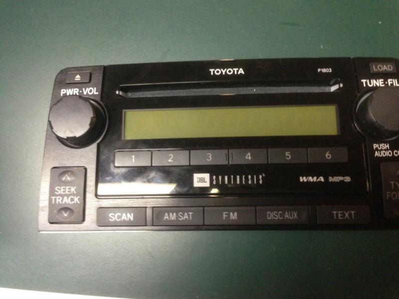 Buy 06-09 Toyota 4Runner JBL Synthesis 6 Disc CD MP3 WMA P1803 86120 ...
