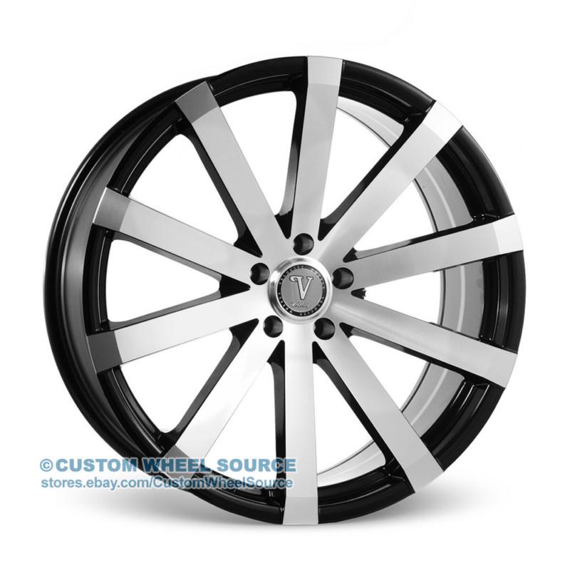 Buy 20" Black Rims Volkswagen VW Mercedes Benz VW12 Velocity Wheel ...
