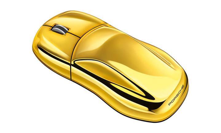 Buy Gold 911 Porsche Computer Mouse in Vienna, Virginia, US, for US $130.00