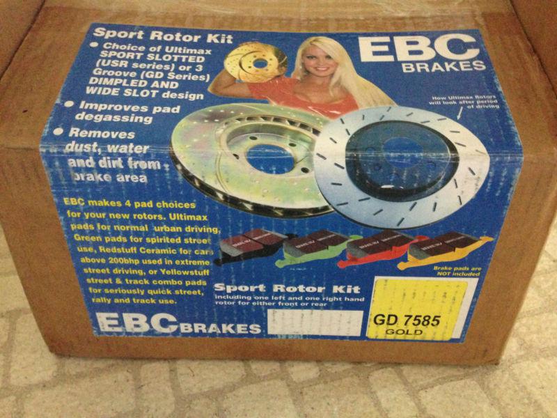 Find NEW PAIR EBC Rear Disc Brake Rotors GD7585 - Subaru Legacy Outback ...