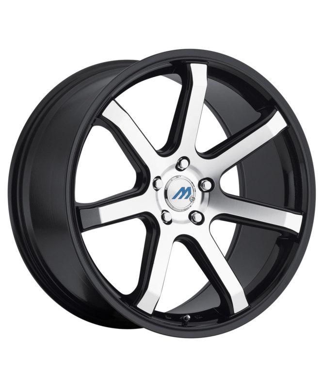 Find 18 inch Mach 7 Machine Face Rims Custom 18x8.0 Honda Dodge Ford ...