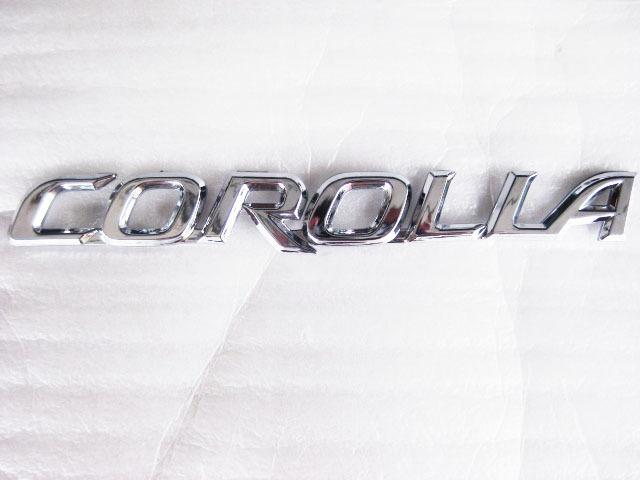 Find TOYOTA COROLLA REAR TRUCK LETTER LOGO BADGE EMBLEM NAME PLATE SIGN ...