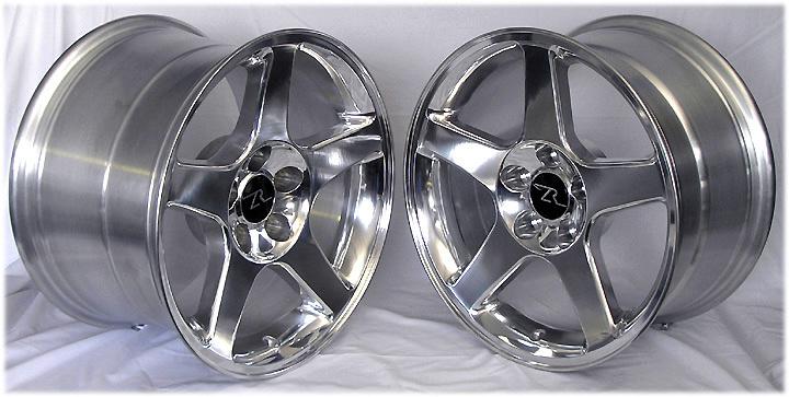Find Polished Mustang ® Replica 03 Cobra Wheels 17x9 & 17x10.5" SVT 17 ...
