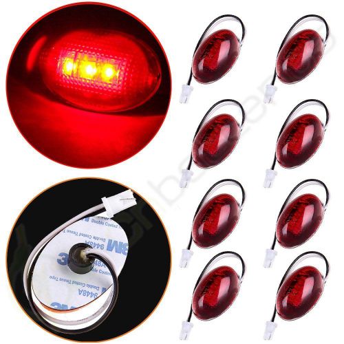 Find 8pcs For 1999-2010 Ford F350 LED Dually Bed Rear Red Side Fender ...