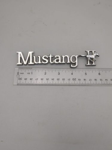 Find 1974 - 1978 Ford Mustang II Script Emblem Badge Chrome Trim Logo ...